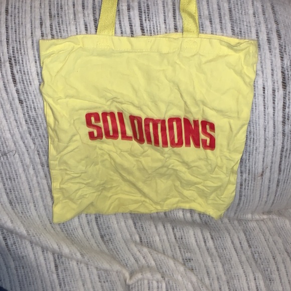 solomon bagels | Bags | Vintage Solomon Bagel No Bagels No Life Tote ...